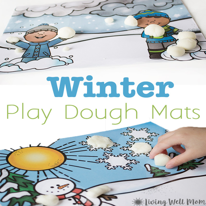 Winter-Play-Dough-Mats | Theresa Public Library